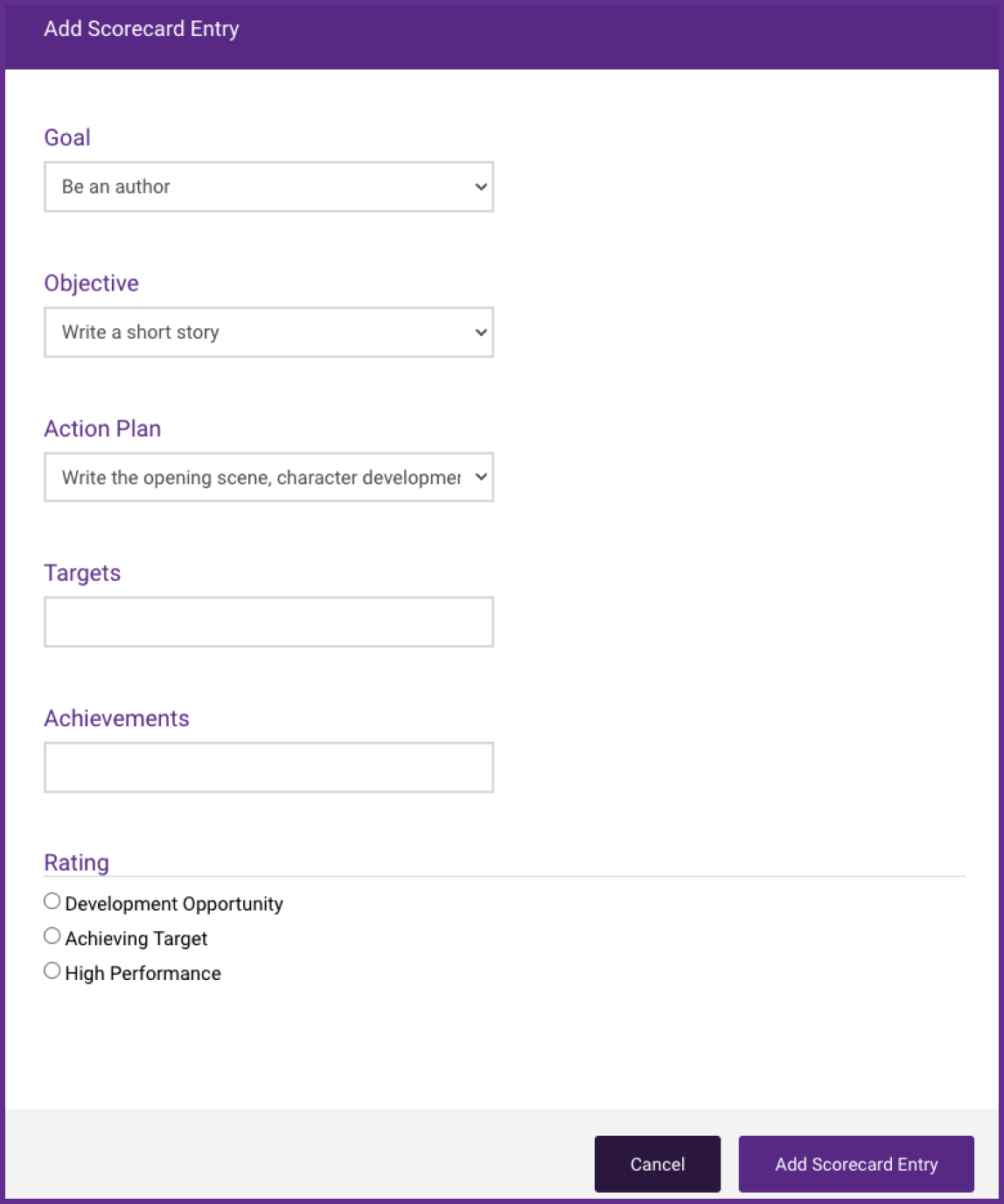 Platform & Tools – My Purpose